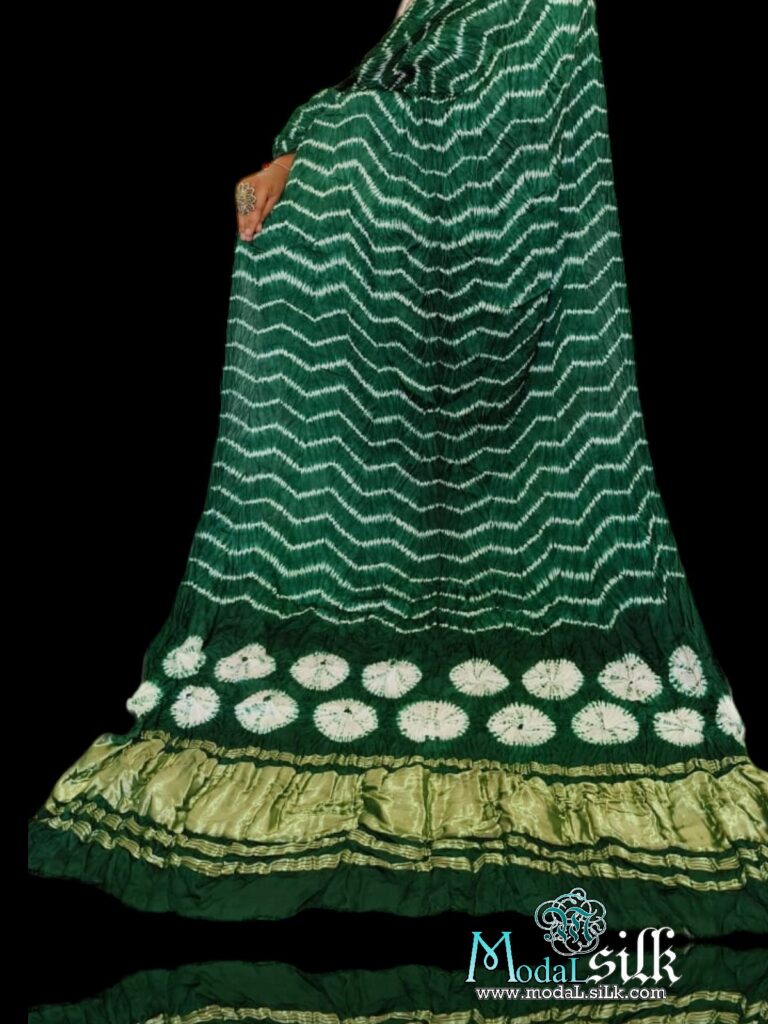 Modal Silk : Premium Bandhani, Ajrak & Gharchola Fashion